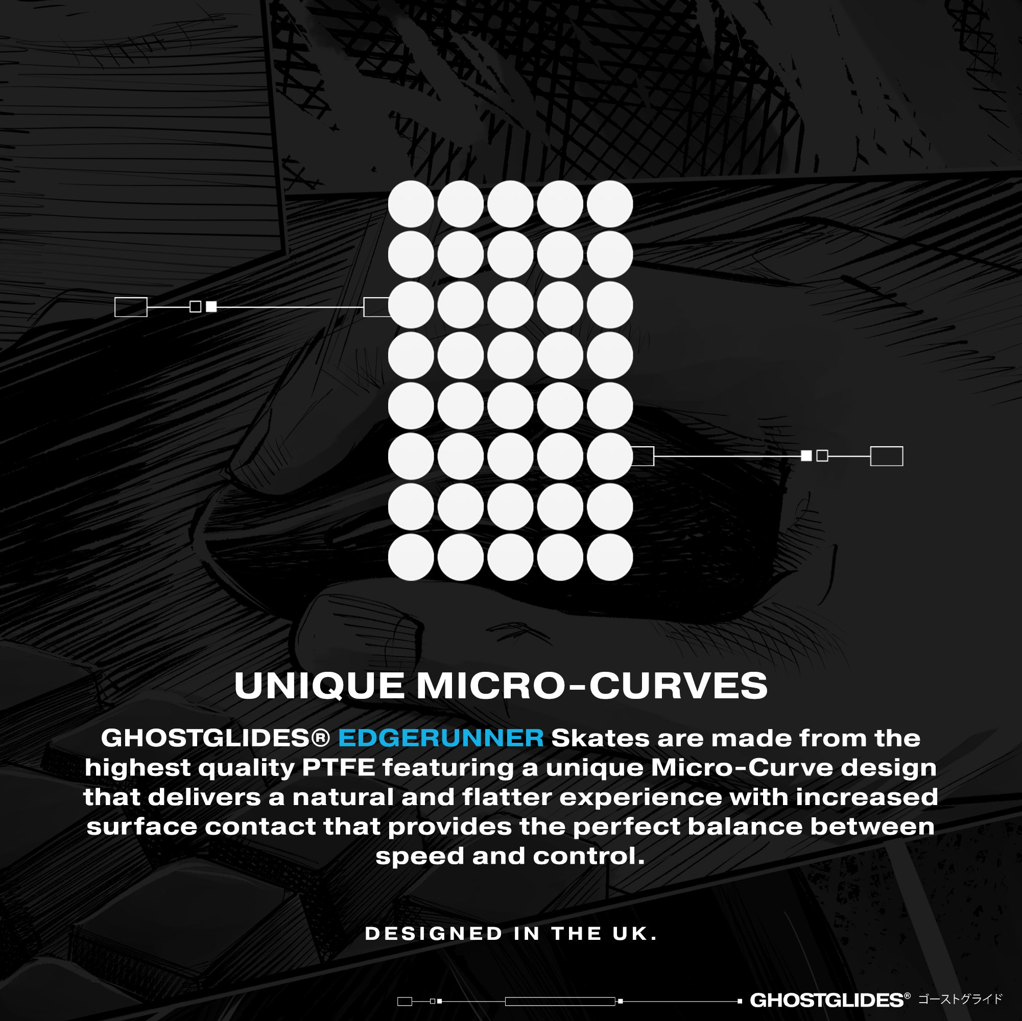 EDGERUNNER UNIVERSAL PTFE DOTS – ghostglides