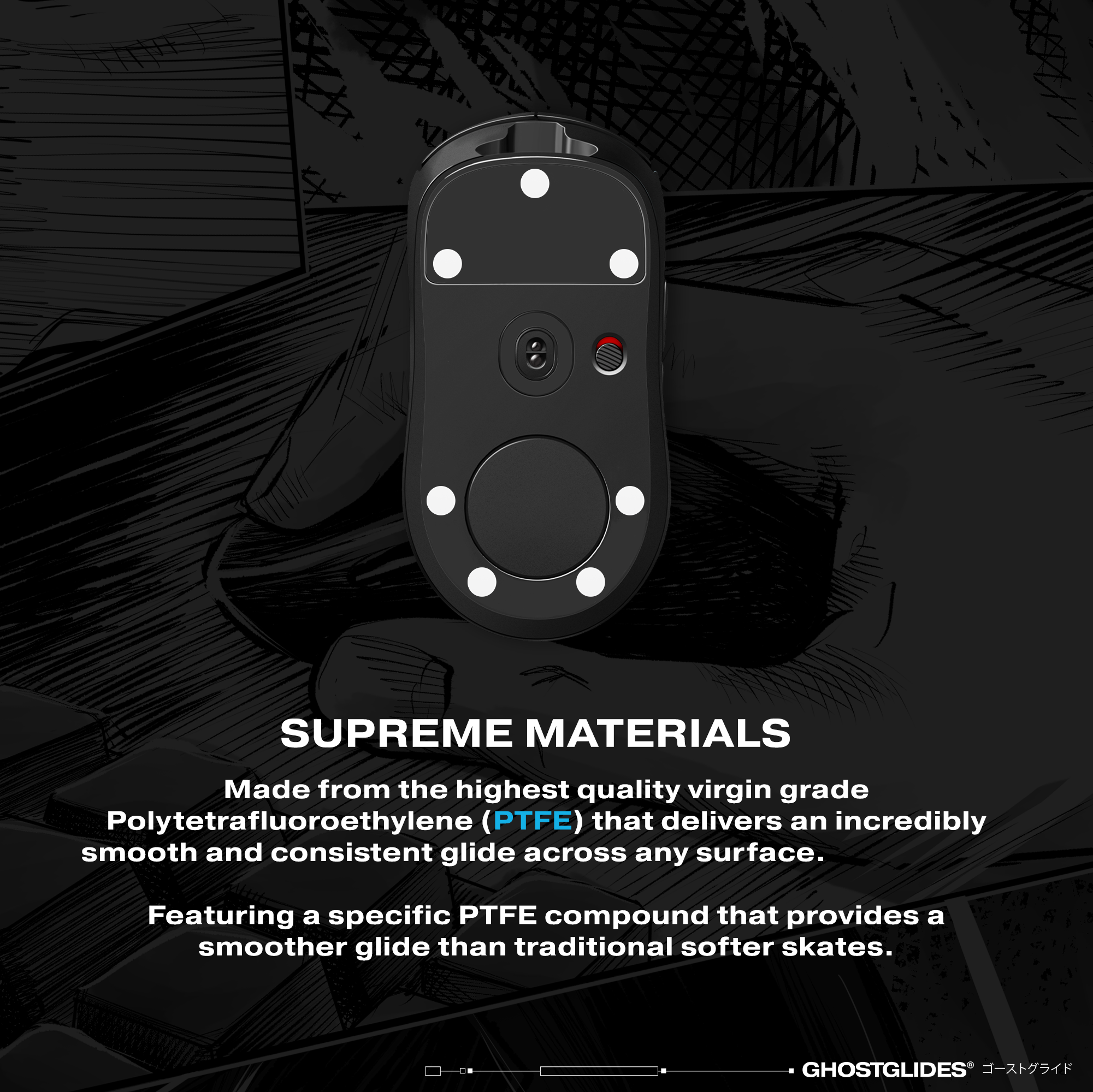 EDGERUNNER UNIVERSAL PTFE DOTS – ghostglides